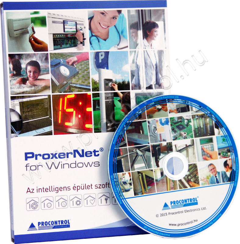 Proxer62KIT komplett kártyás munkaidő-nyilvántartó készlet: Proxer62 terminál, ProxerNet ...